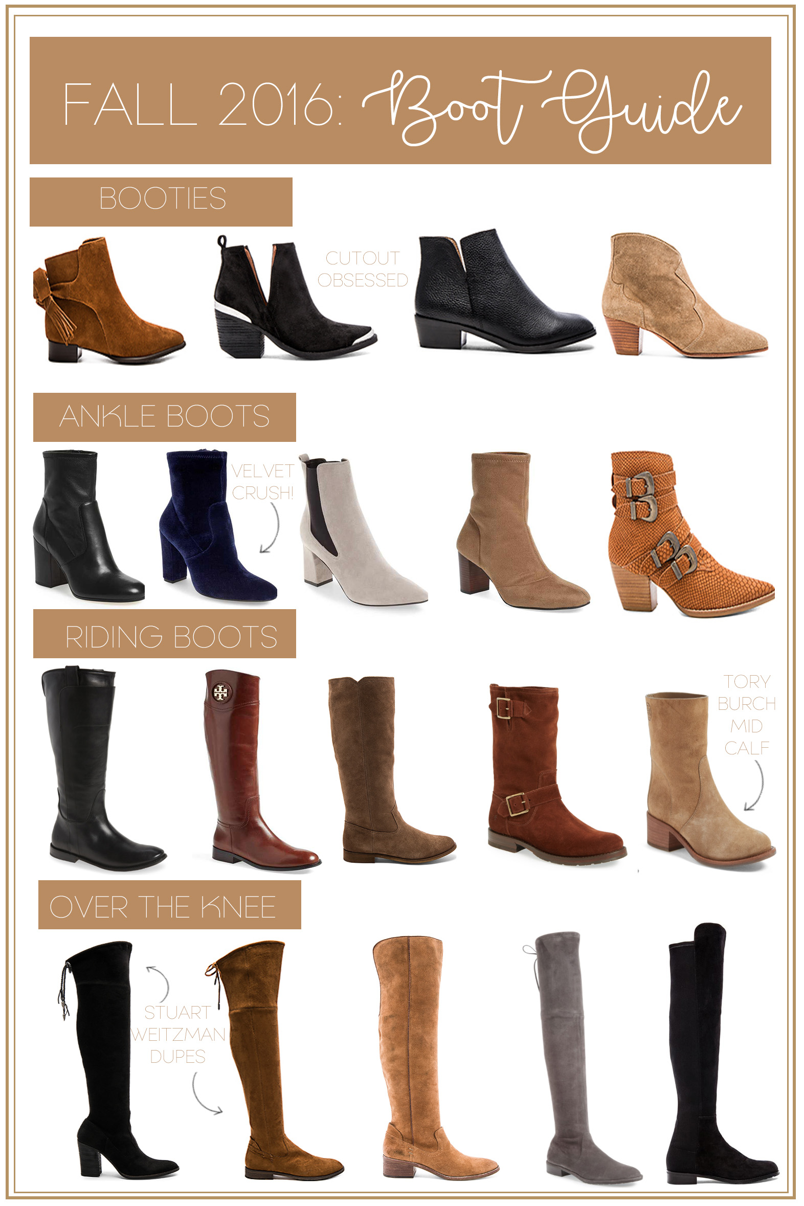 FALL 2016: Boot Guide | Maddie Duff